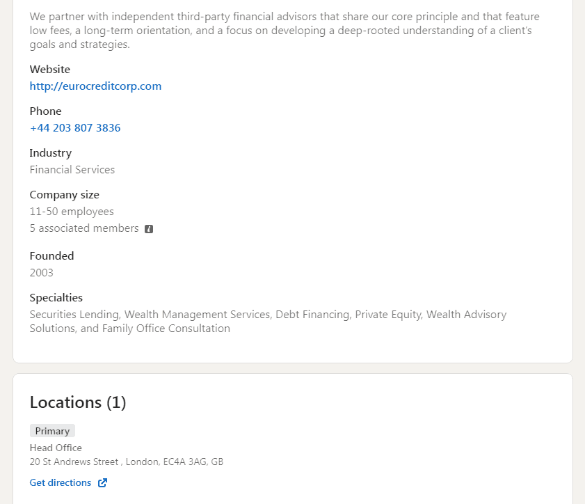 Euro Credit Holdings Rhys Aldous - Stock Loan Scammer - Platinum Global ...